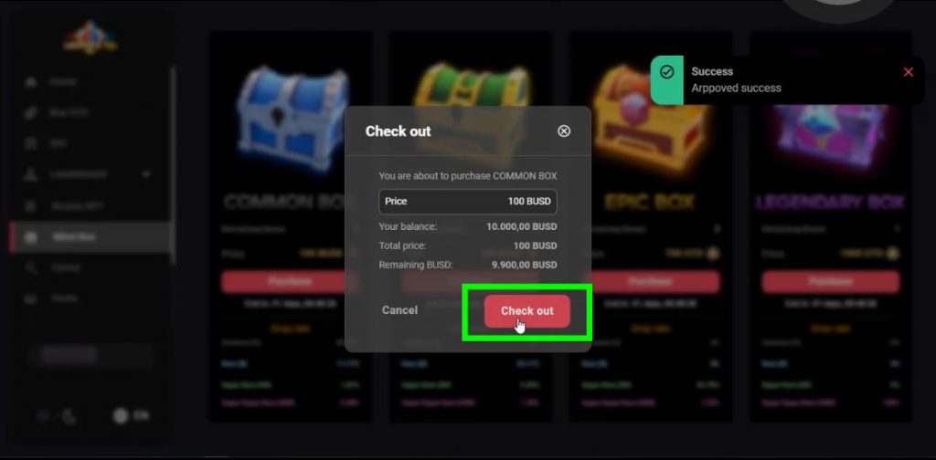 TUTORIAL TO BUY NFT BLIND BOXES FOR TICKET ZONE - Free-to-Play & Play ...
