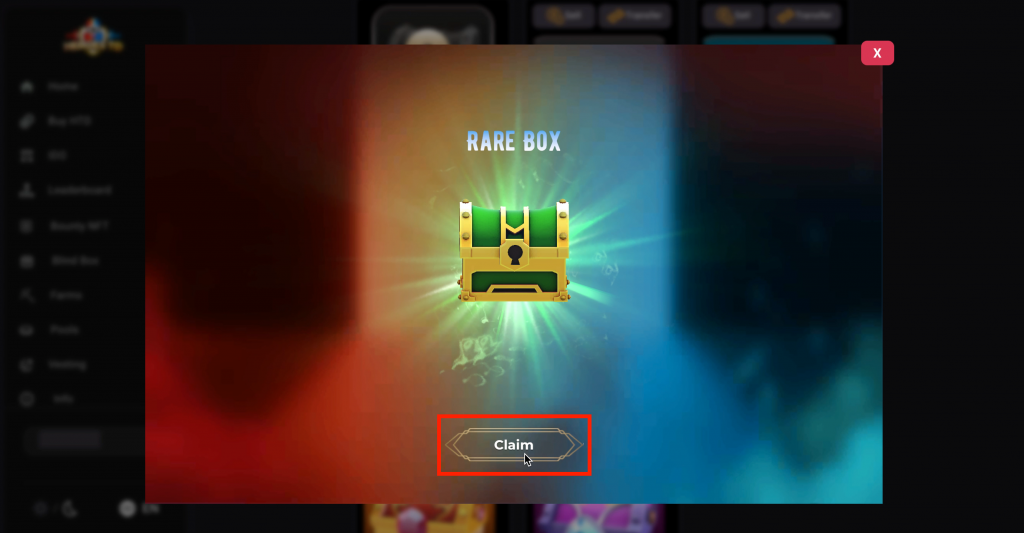 TUTORIAL TO CLAIM NFT BLIND BOX! - Free-to-Play & Play-to-Earn GameFi