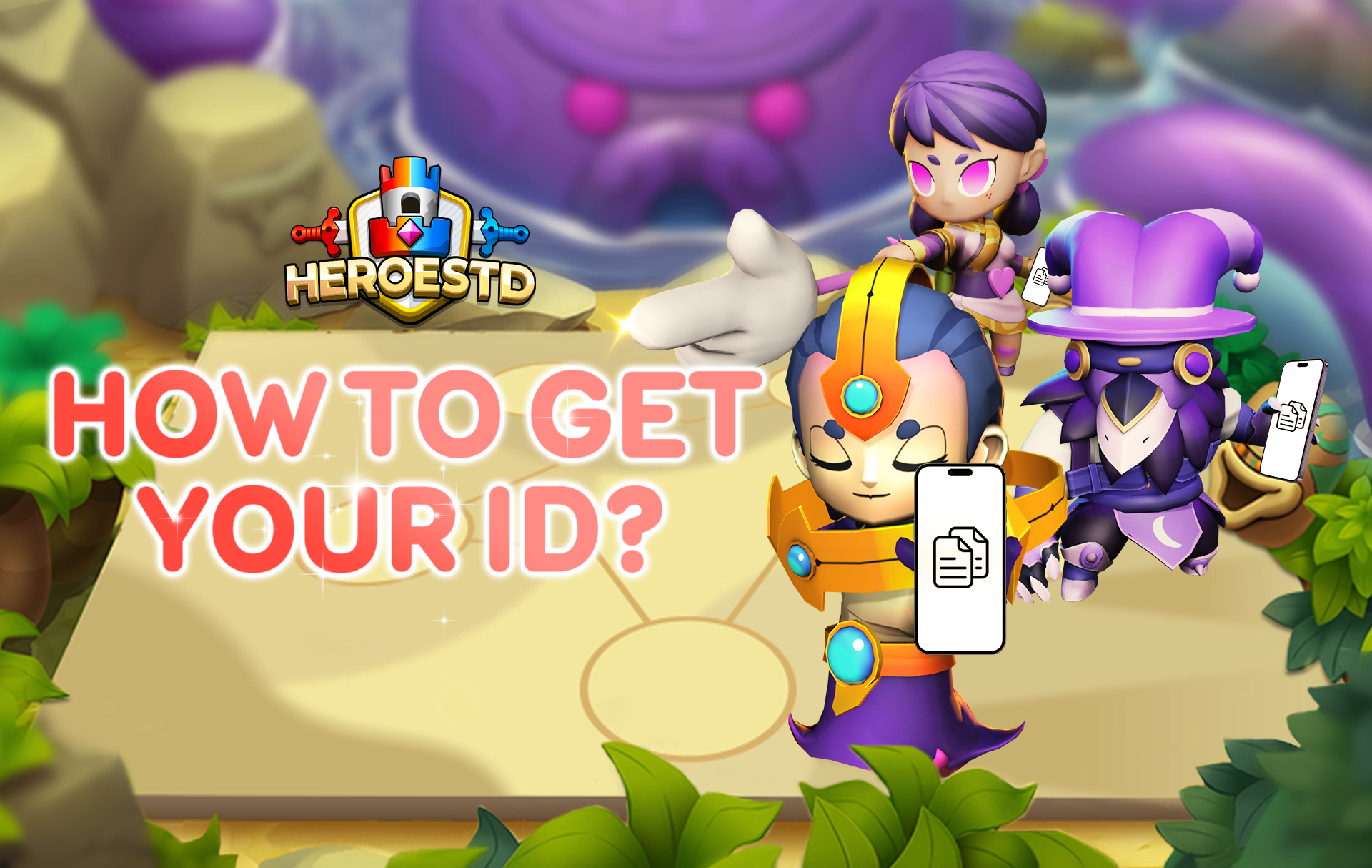 HOW TO COPY YOUR ID IN HEROESTD? - Free-to-Play & Play-to-Earn GameFi